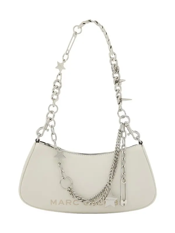 Marc Jacobs The Shoulder Leather Shoulder Bag By - White