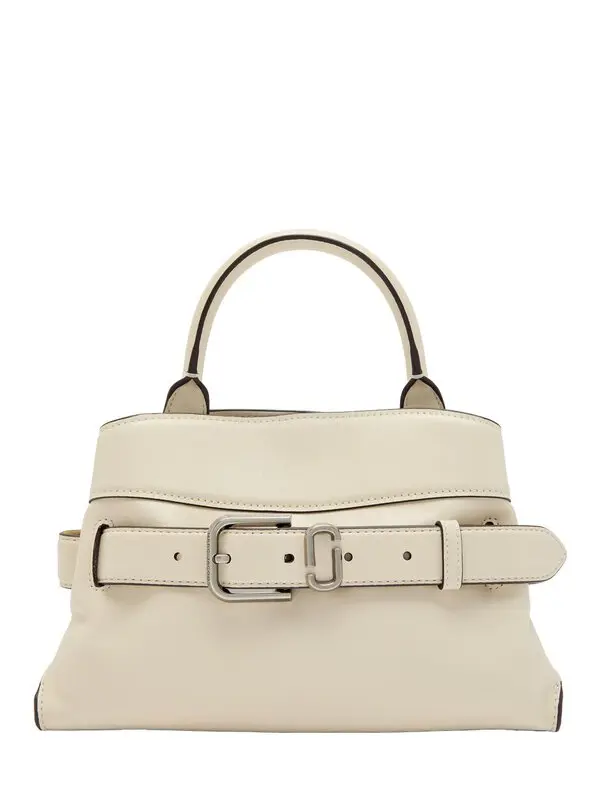 Marc Jacobs Satchel Small Leather Satchel Bag - White