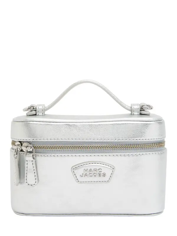 Marc Jacobs Metallic Leather Cross-body Bag - Silver