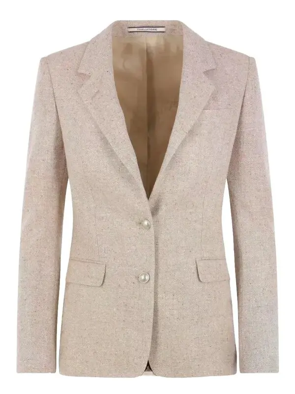 Tagliatore Herringbone-weave Tailored Jacket - Neutrals