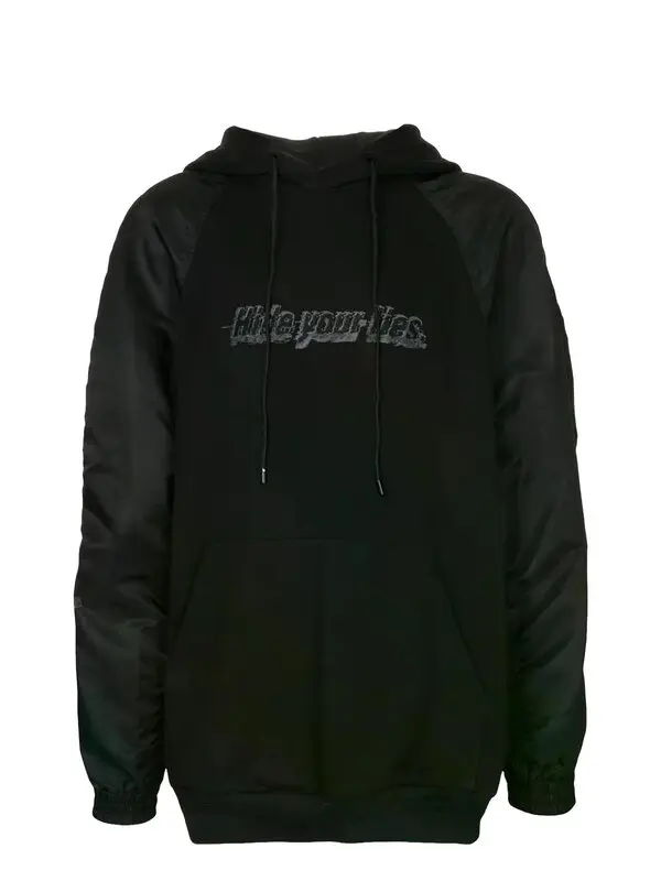 JUUN.J Hide Your Lies" Hoodie - Black