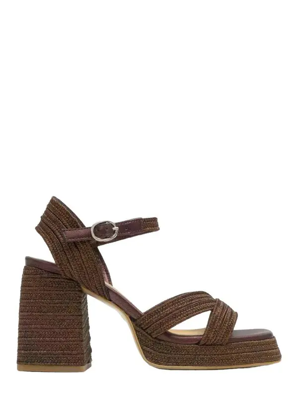 CastaÑer Vallee Braided Platform Sandals - Brown