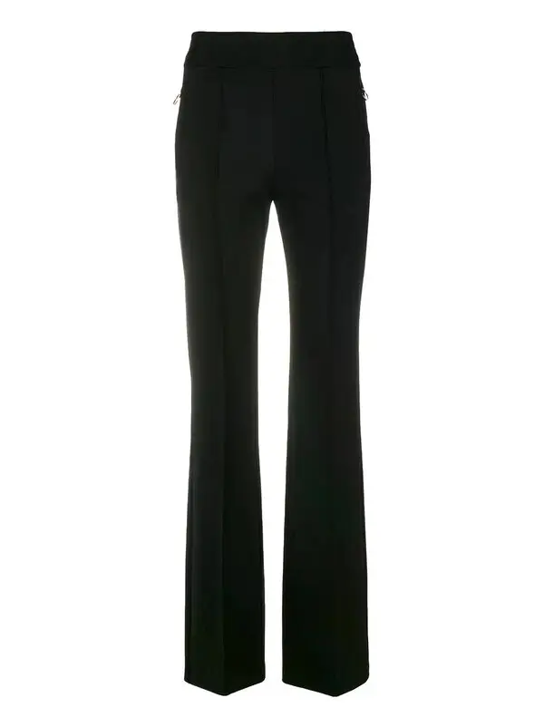 Off-White Cotton Straight-leg Trousers - Black