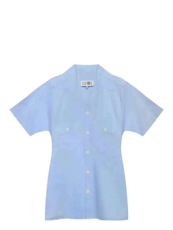 MAISON MARGIELA Patch-pocket Shirt - Blue