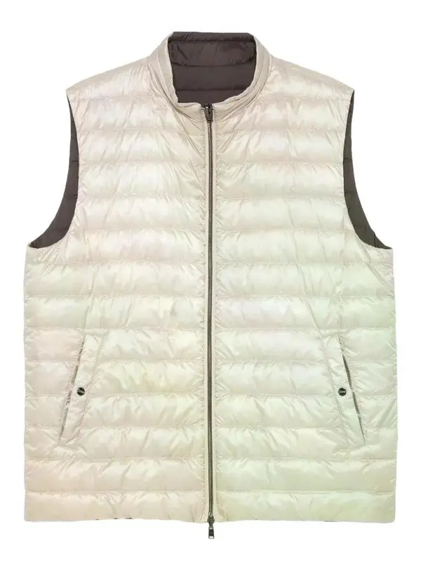 Herno Quilted Gilet - Neutrals