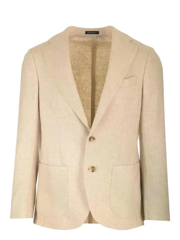 AL DUCA D’AOSTA 1902 Single-breasted Cashmere Jacket - Neutrals