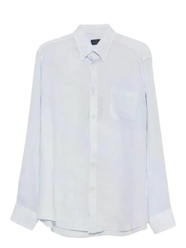 Paul & Shark Button-down Collar Chest-pocket Shirt - Blue