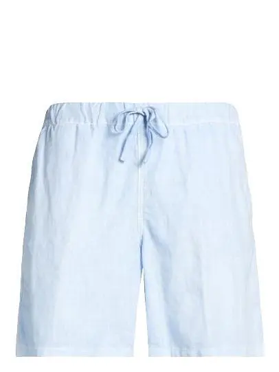 120% Lino Linen Shorts - Blue