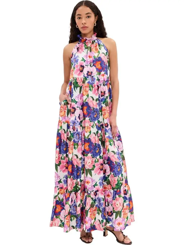 Borgo De Nor Pandora Maxi Dress - Floral Candy
