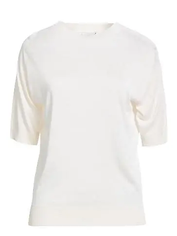 Peserico Viscose & Polyester Knit Sweater - White