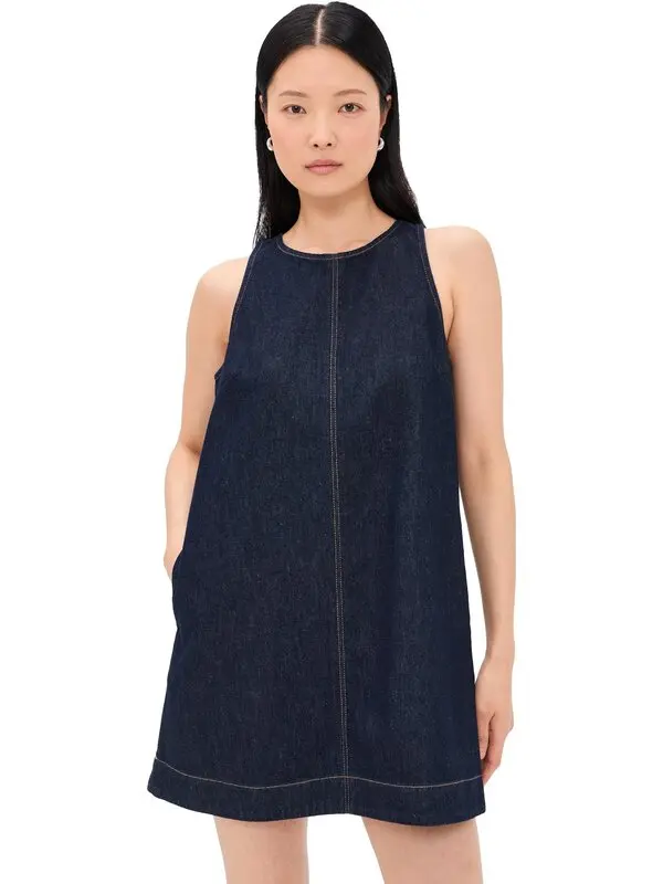 Madewell Denim Mini Shift Dress - Rinse Wash