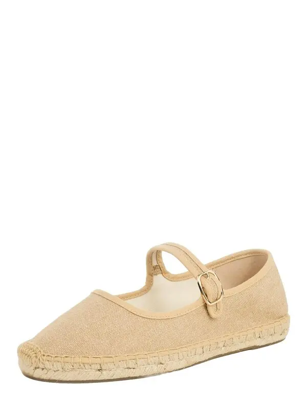Soludos Mary Jane Espadrilles - Safari Brown