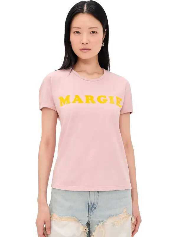 MAISON MARGIELA Graphic T-shirt - Faded Pink