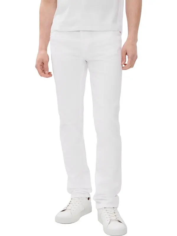 FRAME Modern Straight Jeans - White Grind