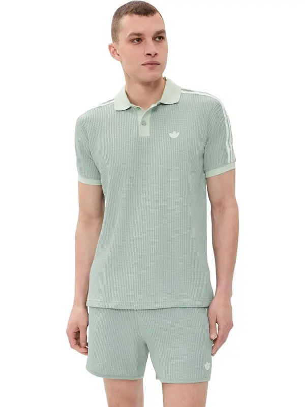 Adidas Waffle Polo - Wonder Sage