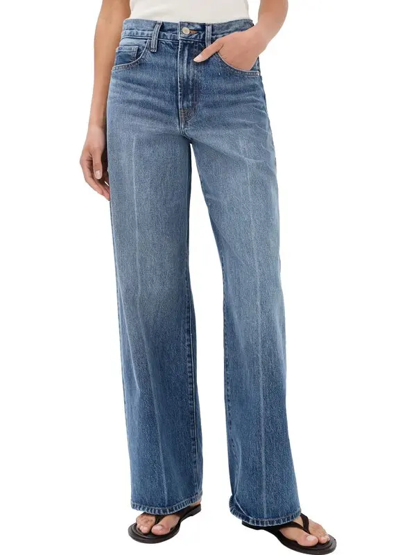 THE ELDER STATESMAN Evie Baggy Jeans - Denim Wash