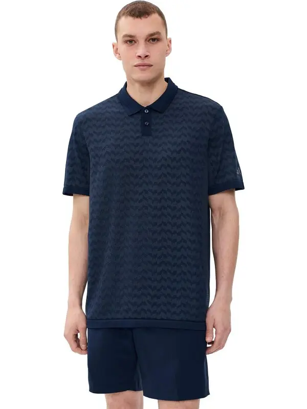 Adidas Ultimate365 Tour Seamless Polo Shirt - Collegiate Navy/wonder Sage