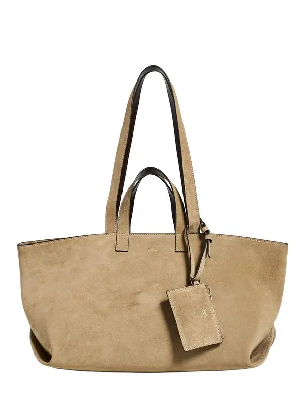 A.p.c. Le Drummer Tote - Beige/brown