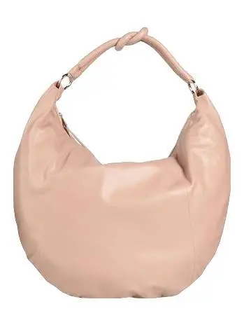 N°21 Maxi Hobo Bag In Leather - Blush