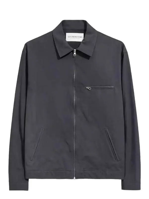 LES HÉRITIERS Work Tech Zip-up Jacket - Grey