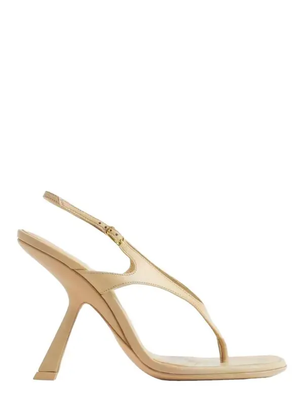 MUGLER Slingback Sandals - Neutrals