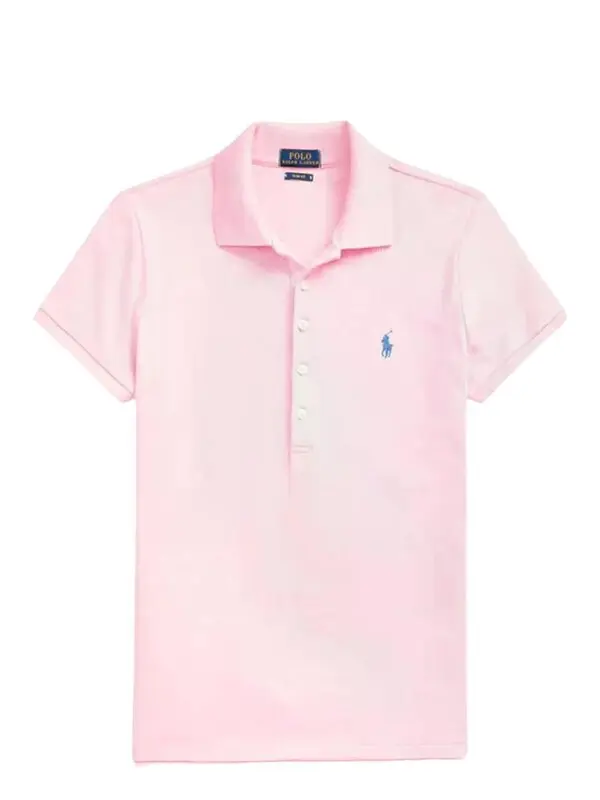 Polo Ralph Lauren Slim Fit Polo Shirt With Embroidered Logo - Pink