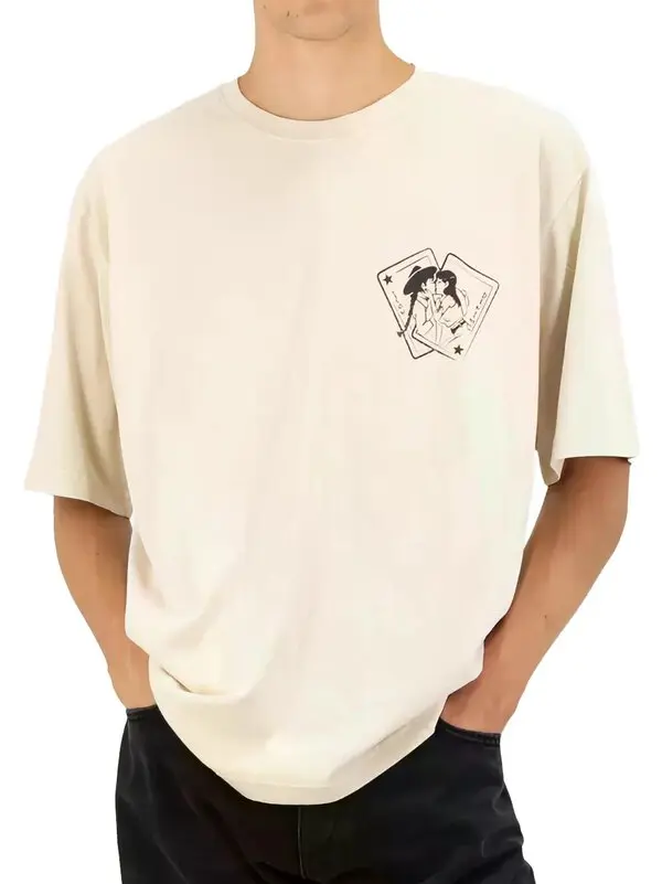 ICON DENIM LOS ANGELES Haak Graphic-print T-shirt - Neutrals