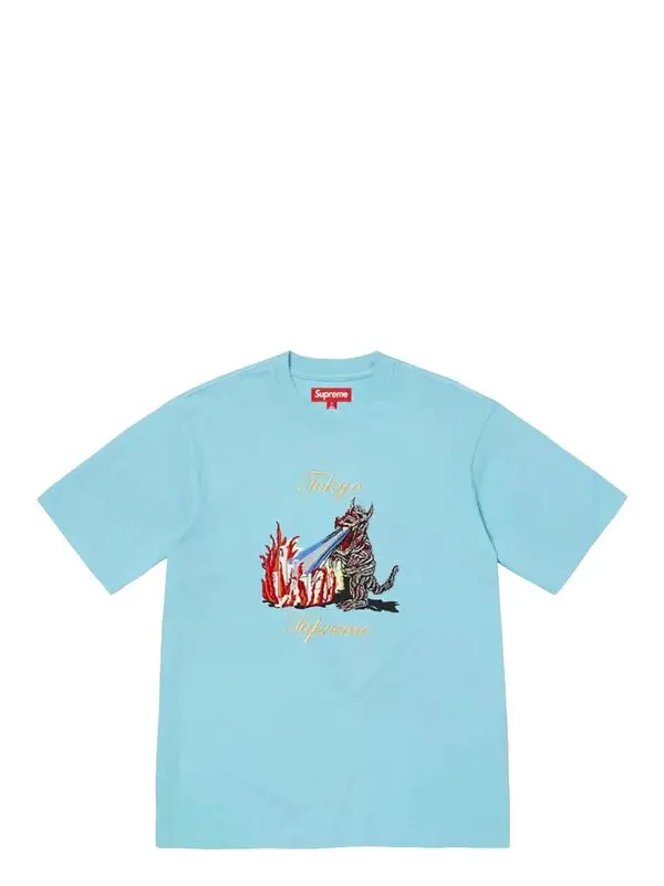 Supreme Monster Embroidered T-shirt - Blue