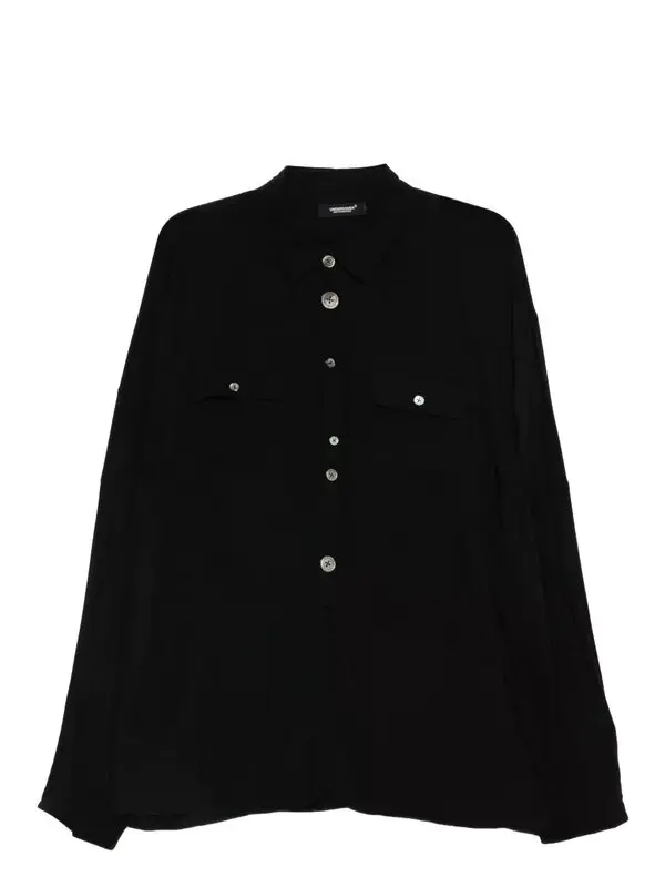 Undercover Logo-patch Shirt - Black