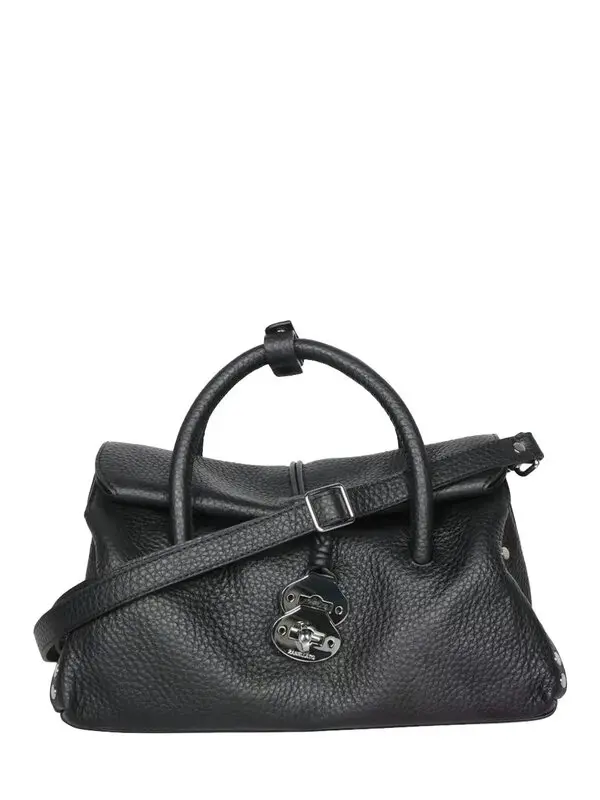 ZANELLATO Small Dotta® Centaur Leather Tote Bag - Black