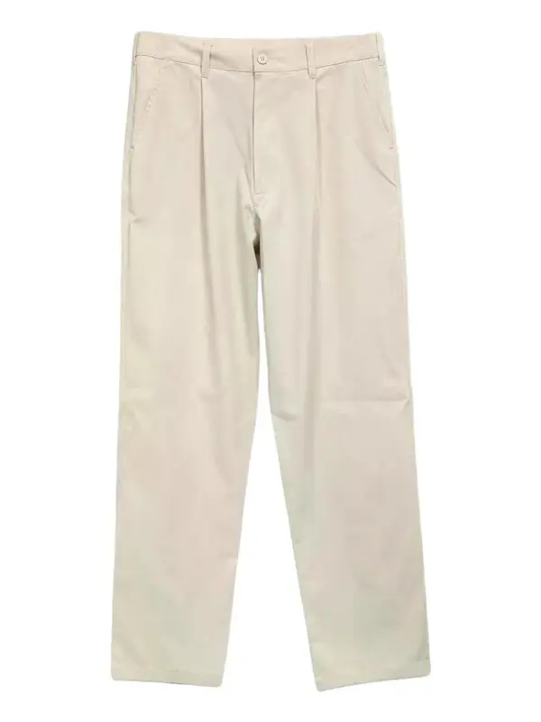 LES HÉRITIERS Tech Pleated Tailored Trousers - White