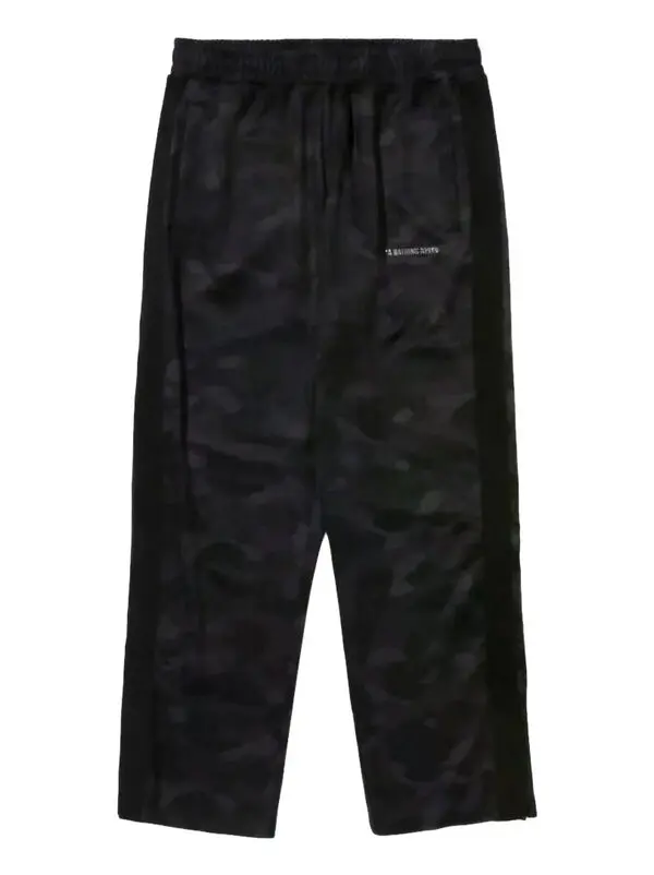 A BATHING APE Color Camo Track Pants - Black