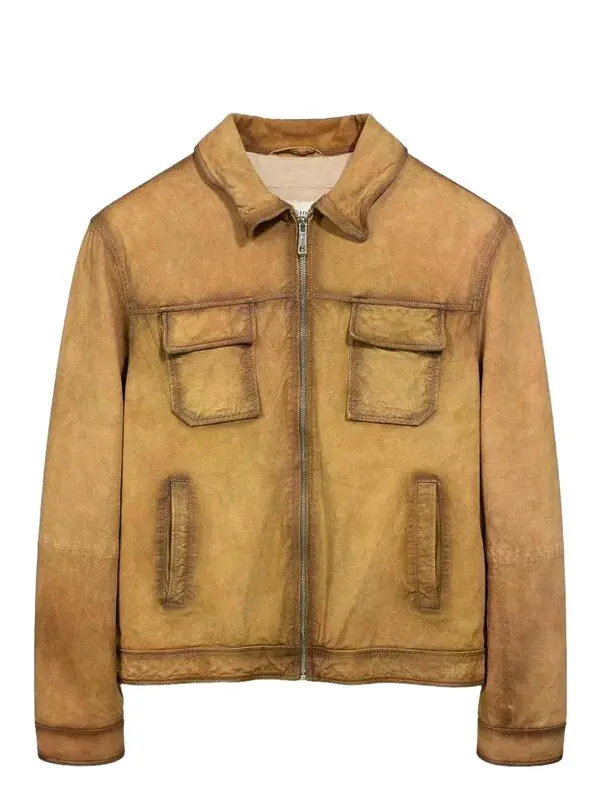 LES HÉRITIERS Zip-up Jacket - Brown