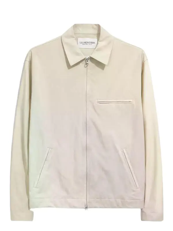 LES HÉRITIERS Work Tech Zip-up Jacket - White