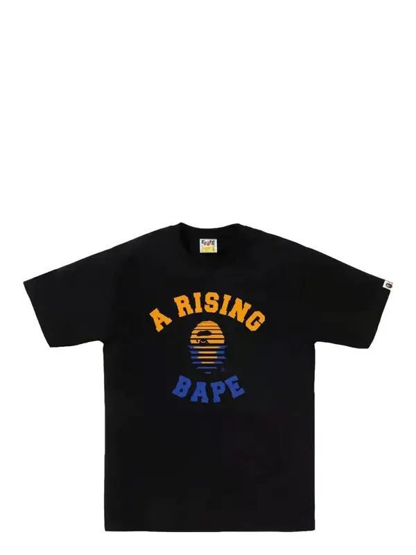 A BATHING APE A Rising Logo-print T-shirt - Black
