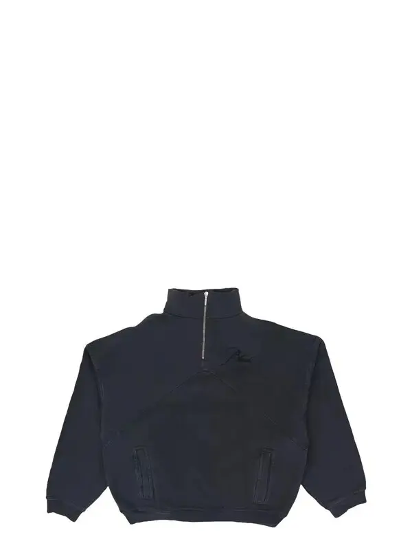Rhude Embroidered Quarter-zip Sweatshirt - Black