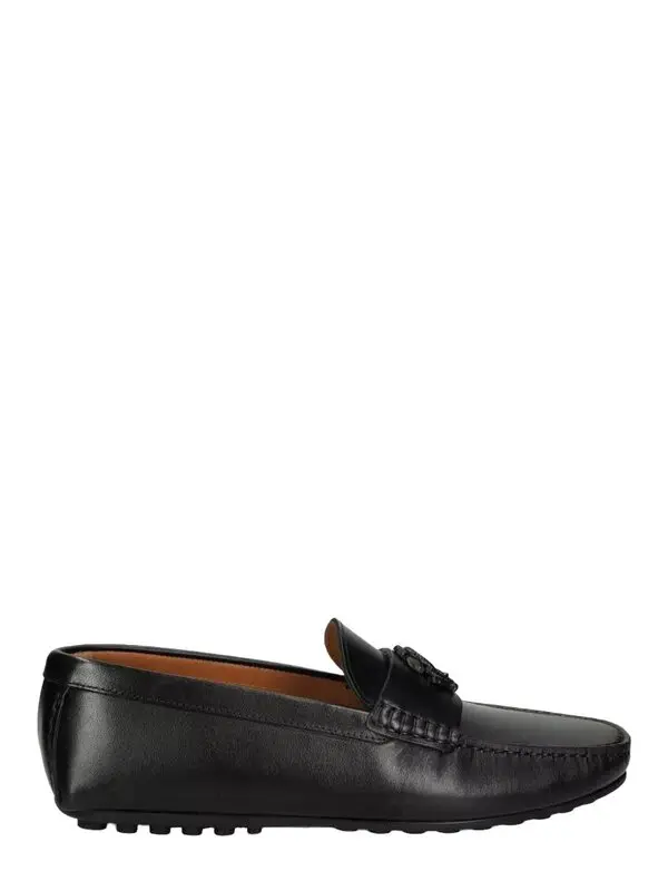 Roberto Cavalli Logo Plaque Loafers - Black