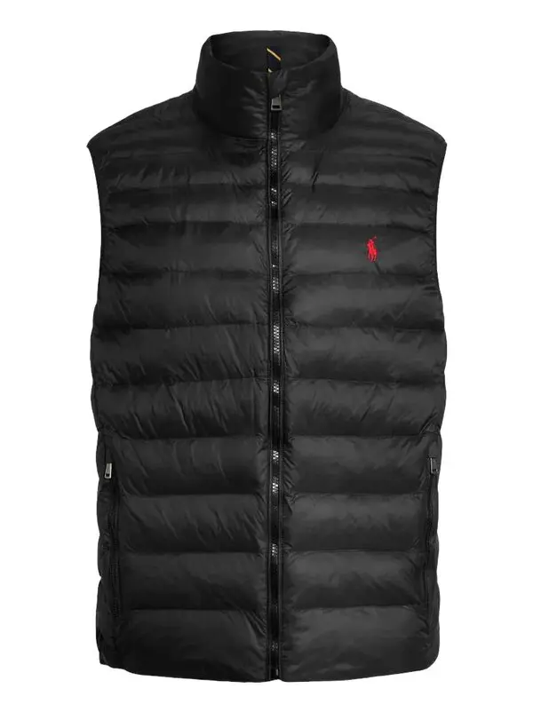 Polo Ralph Lauren Quilted Logo Embroidered Gilet - Blue