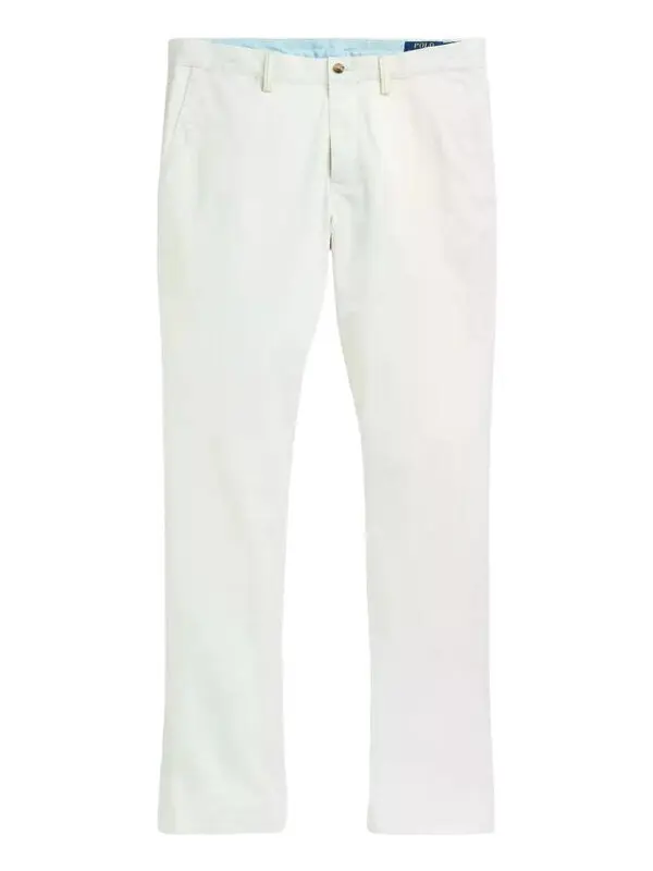 Polo Ralph Lauren Logo-embroidered Chinos - White