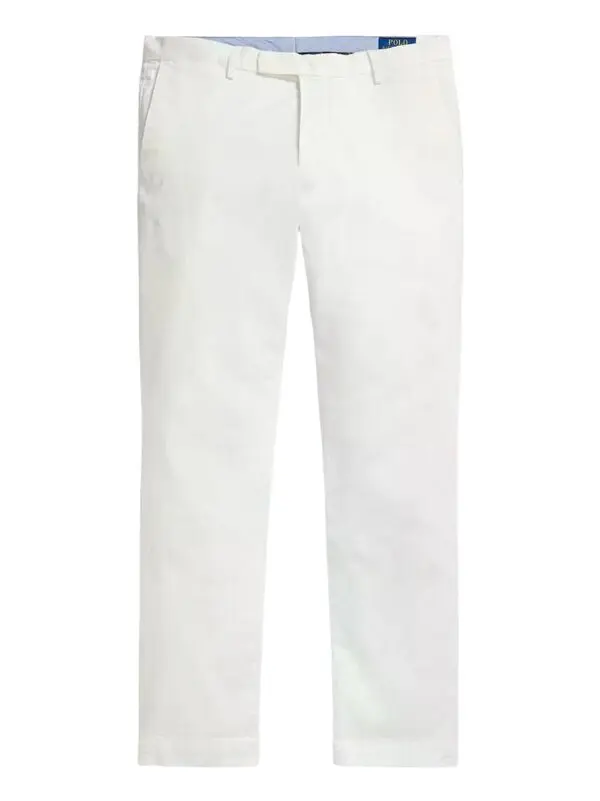 Polo Ralph Lauren Concealed-fastening Chino Trousers - White