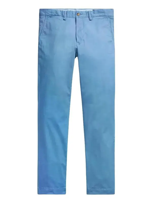 Polo Ralph Lauren Tailored Trousers With Embroidered Logo - Blue