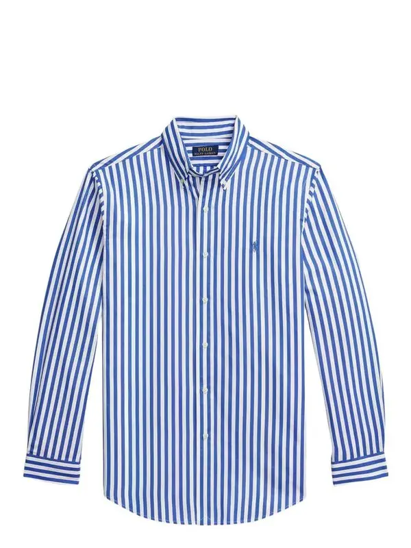 Polo Ralph Lauren Striped-pattern Button-down Shirt - Blue