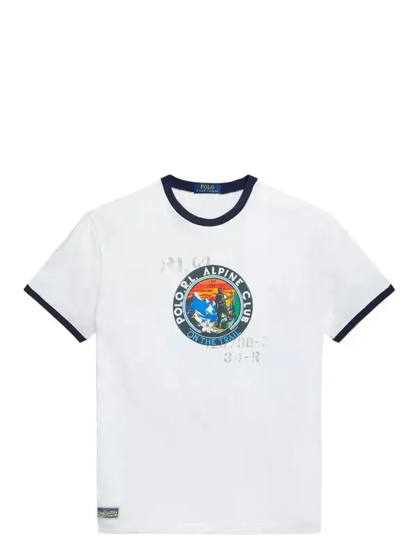 Polo Ralph Lauren Graphic-print Ringer T-shirt - White