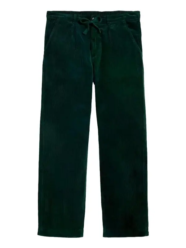 Polo Ralph Lauren Pleated Corduroy Trousers - Green