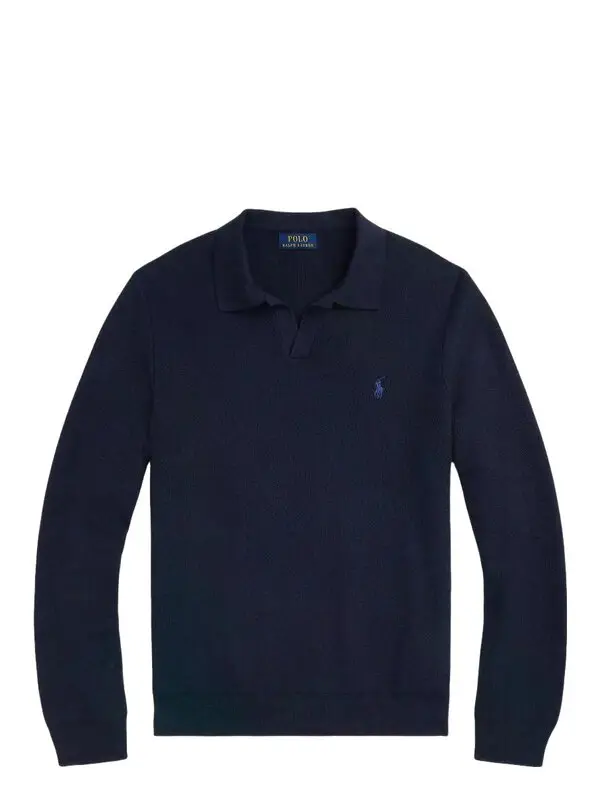 Polo Ralph Lauren V-neck Long Sleeve Sweater - Blue
