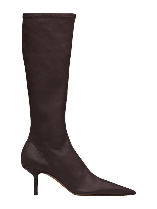 NEOUS Nosa 65 Stretch-leather Knee-high Boots - Dark Chocolate