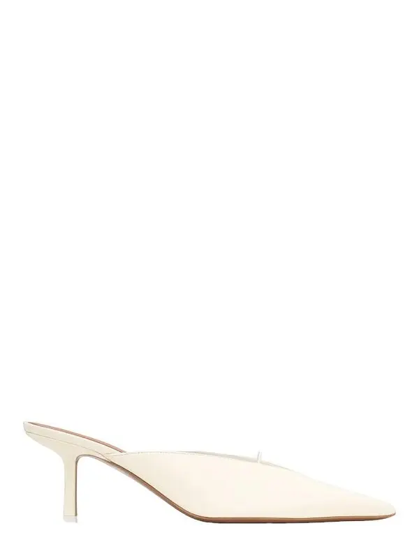 NEOUS Matar 65 Satin Mule - Cream