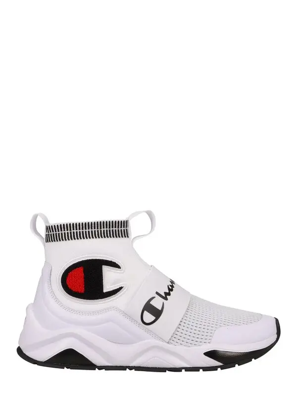 Champion Rally Pro High Top Sneakers - White