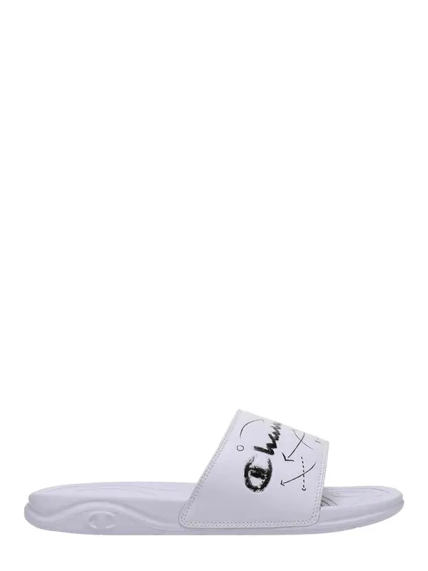Champion Mega Sfb Slide Sandals - White/black