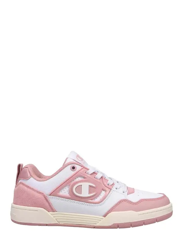 Champion 5-on-5 Low Top Sneakers - White/wow Pink